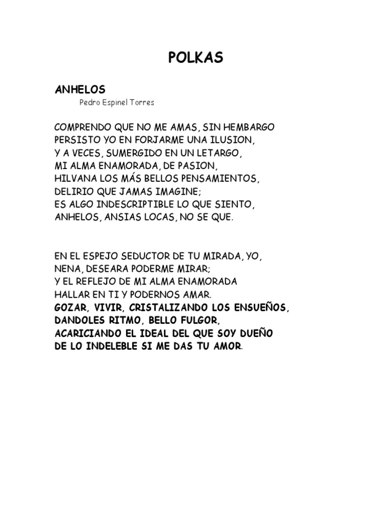 Polkas | PDF | Amor