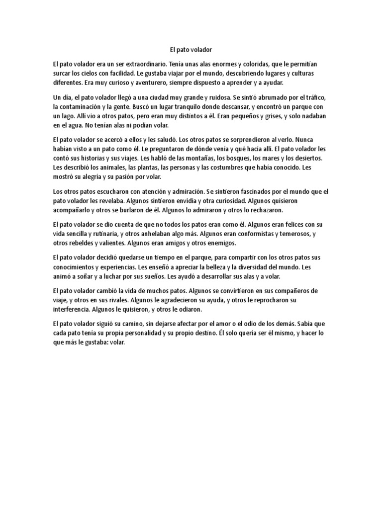 El Pato Volador | PDF