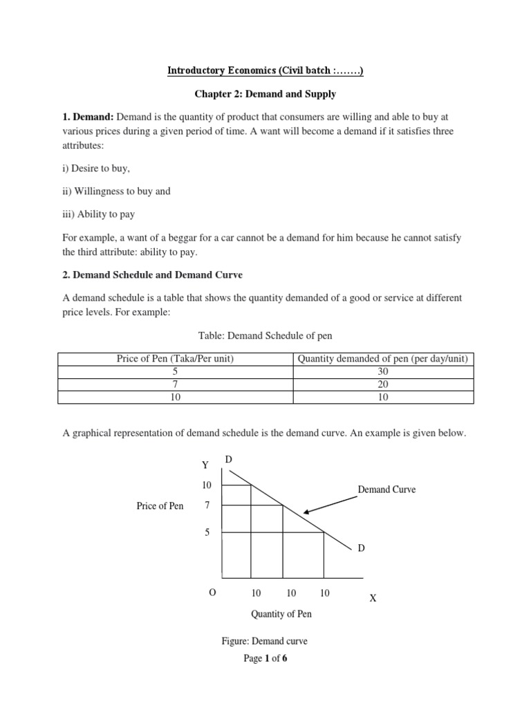Chpater 2 | PDF | Demand | Economic Equilibrium Chpater 2 | PDF | Demand | Economic Equilibrium