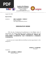 Bac Chairman Designation | PDF