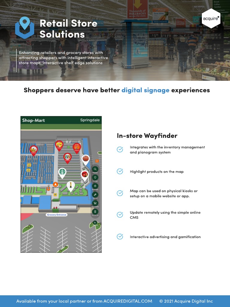 Retail Store Solution Brochure | PDF | Retail | Retailing