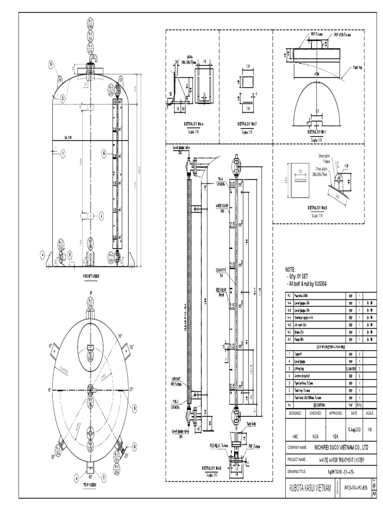 5.NaOH Tank 3m3-CV415 | PDF