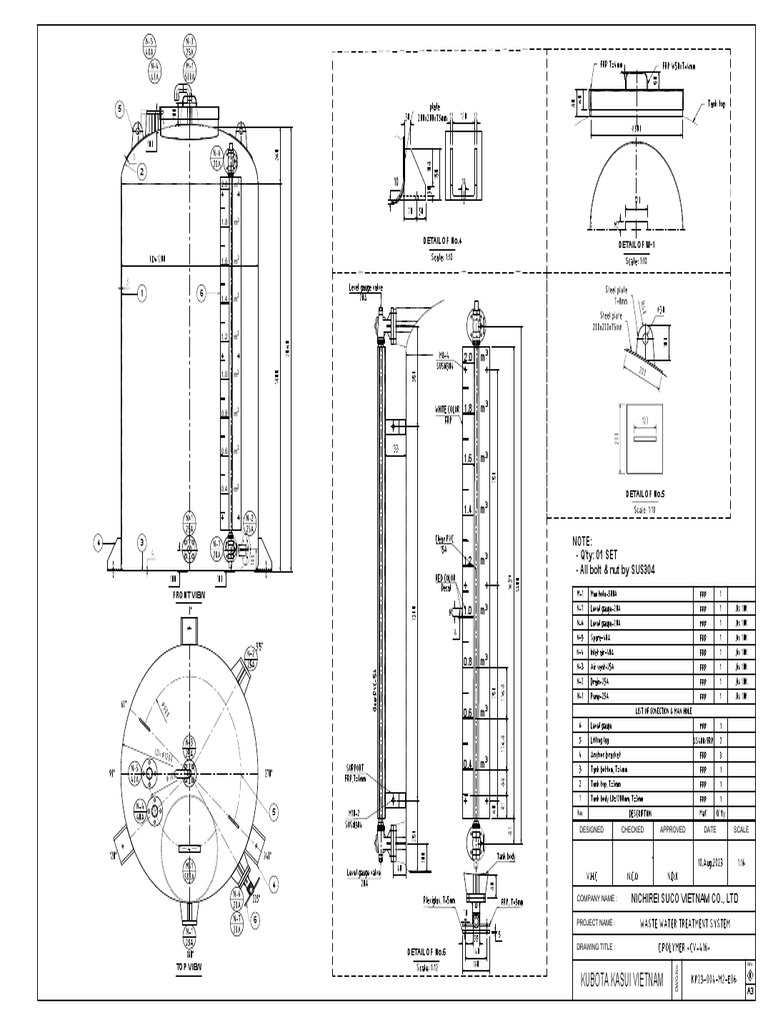 6. C.polymer tank 2m3-CV416 | PDF