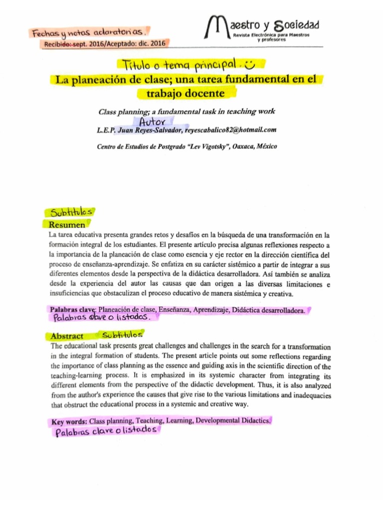 Técnica de Subrayado | PDF | Enseñando | Aprendizaje