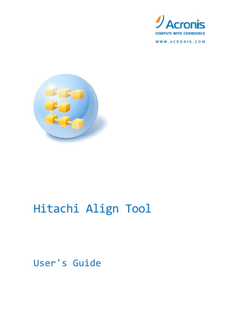 Hitachi Align Tool User Guide | PDF