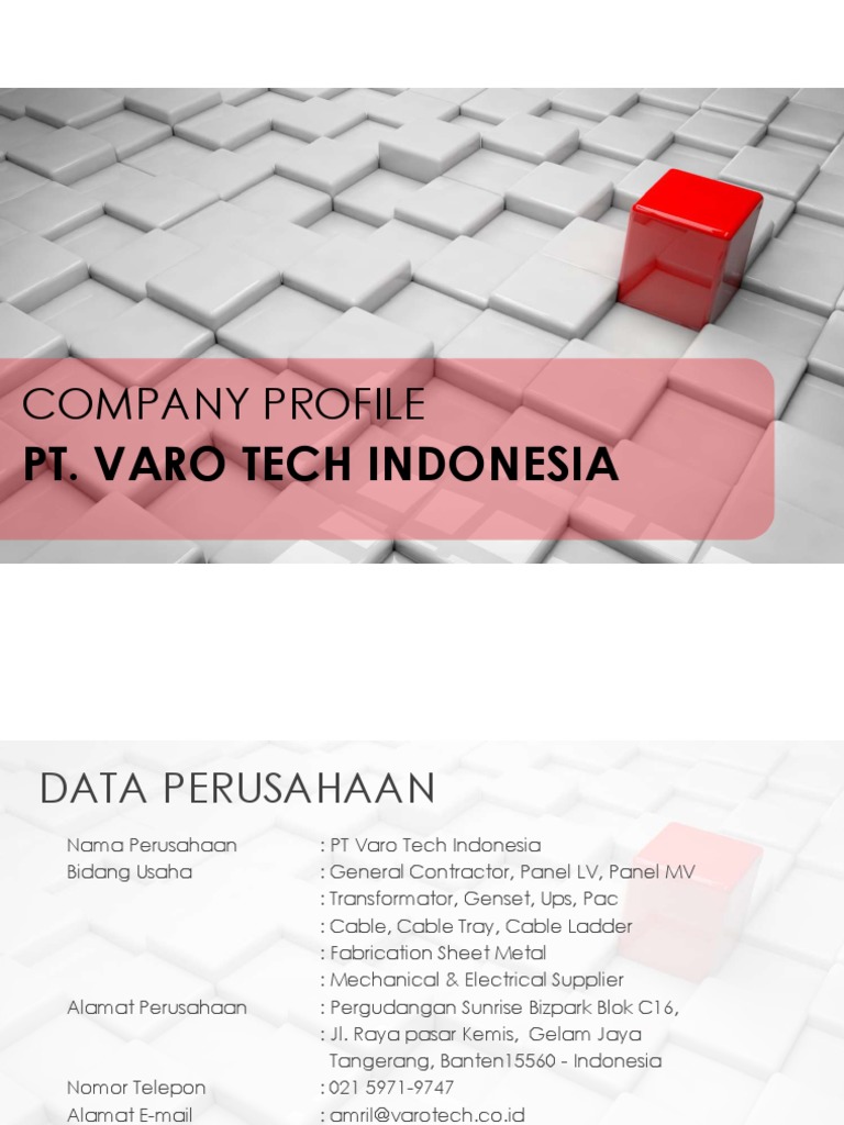 Compro Pt. Varotech Indonesia R1 | PDF