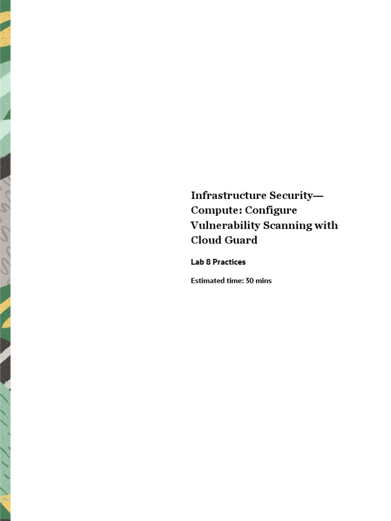 S1103612GC21 Ag CLS-Lab-08 | PDF | Cloud Computing | Vulnerability (Computing)