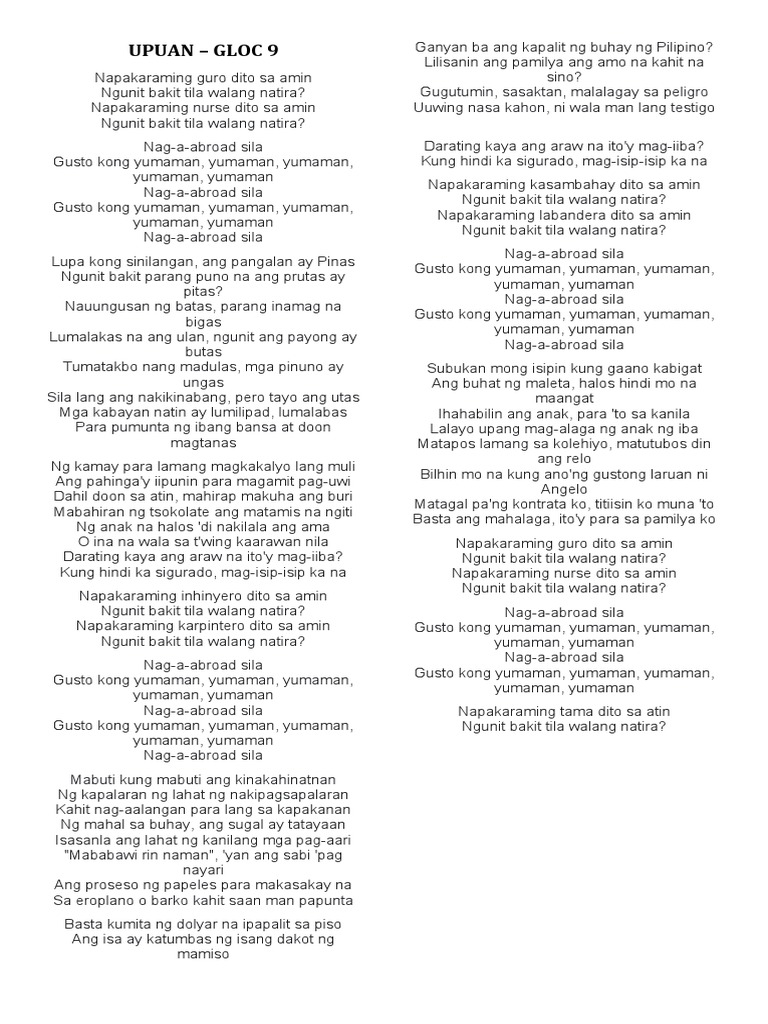 UPUAN | PDF
