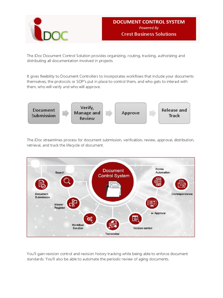 IDoc - Document Control System | PDF | Computer Science | Software IDoc - Document Control System | PDF | Computer Science | Software