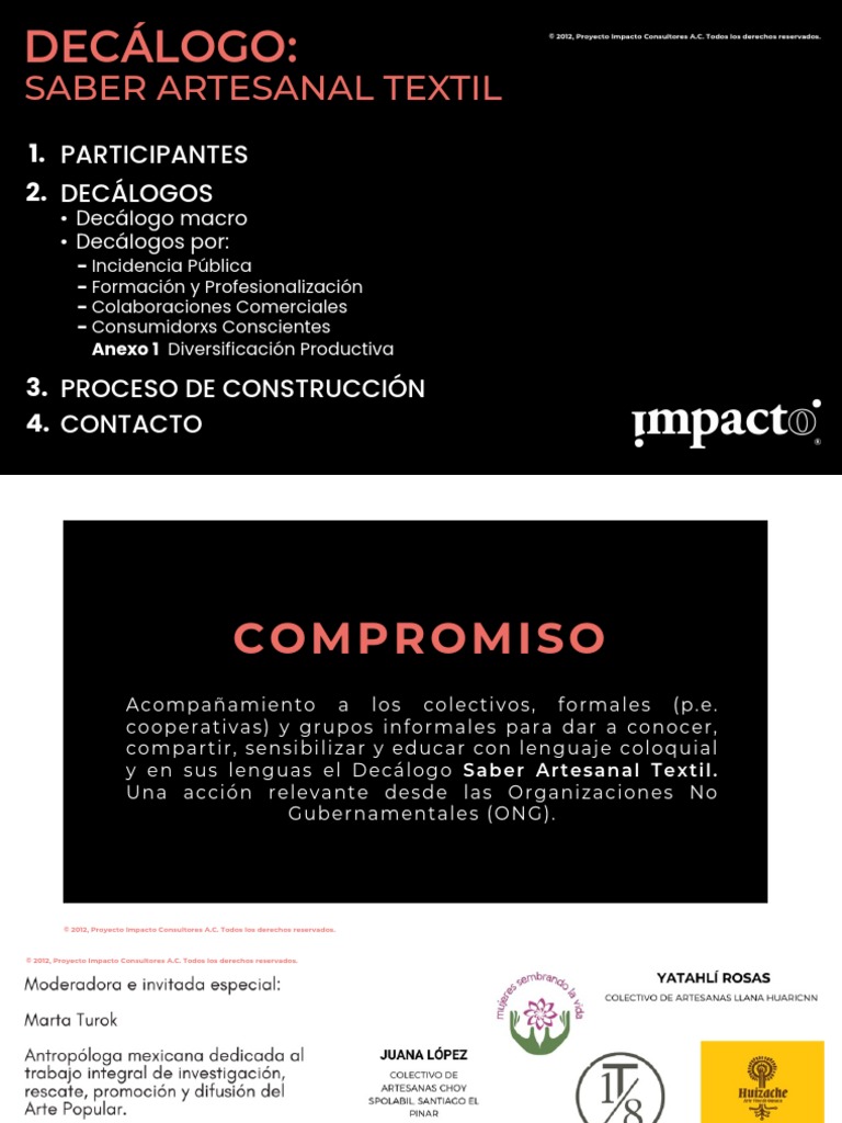Decalogo Completo | PDF | Organización no gubernamental | Inclusión ...