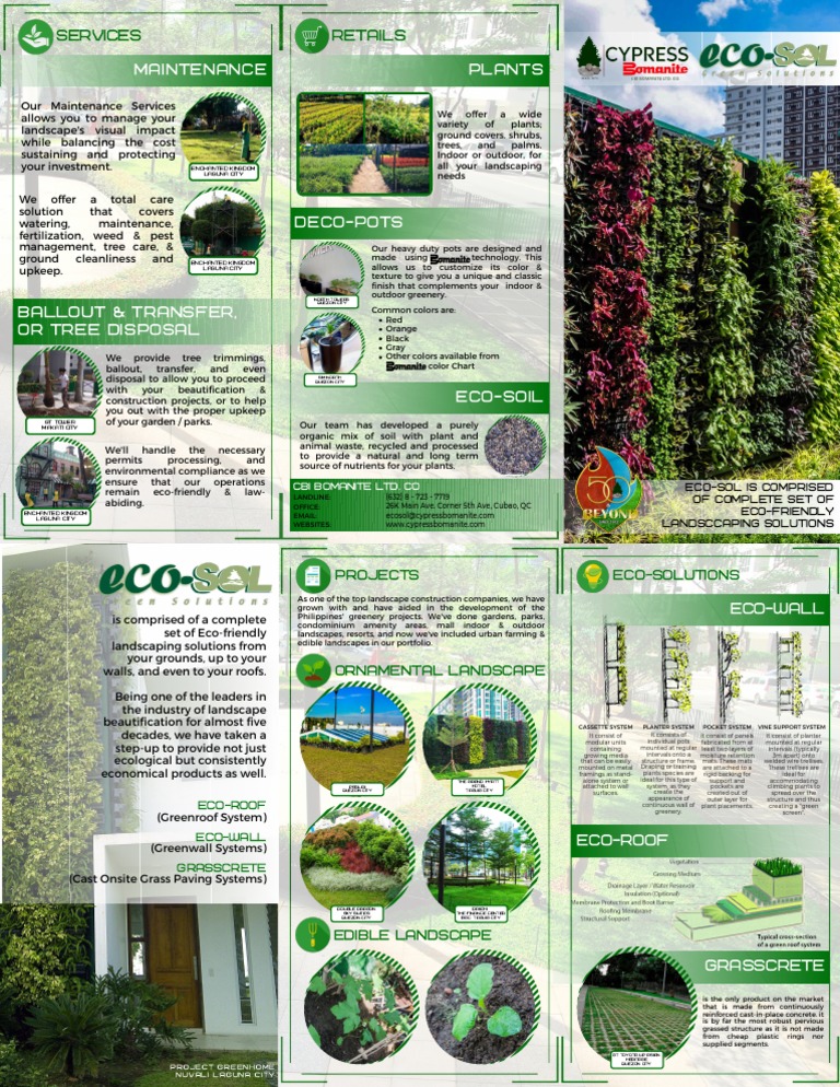 2022 Brochure - EcoSol | PDF | Trees | Horticulture