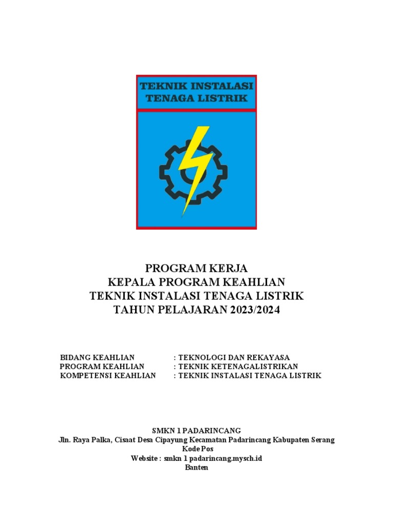 PROGRAM KERJA Kaprog 2023-2024 | PDF