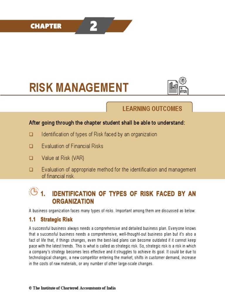 Risk Management | PDF | Value At Risk | Interest