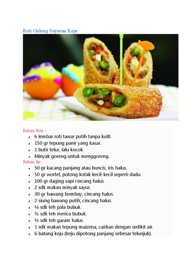 Resep Snack Anak | PDF