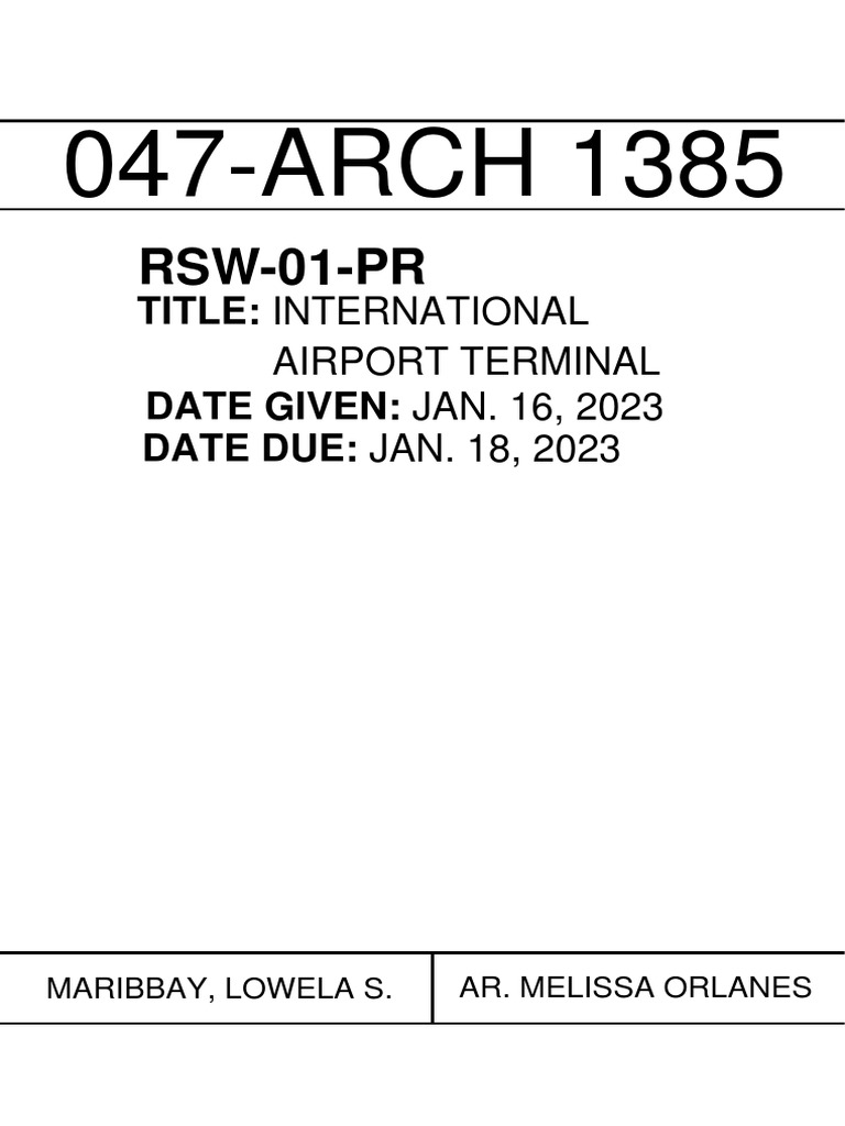 International Airport | PDF | Airport | Runway