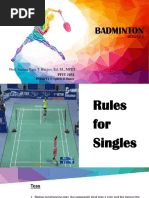 Badminton Rules | PDF