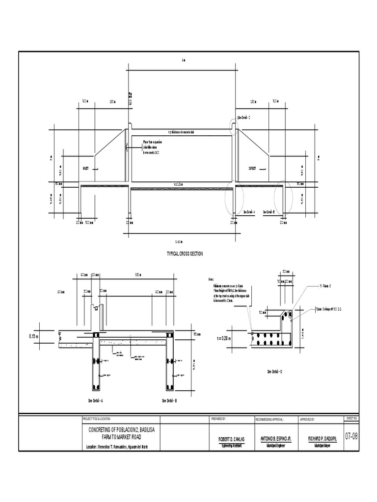 Concreting of RTR Layout2.pdf7 1 | PDF | Composite Material | Concrete