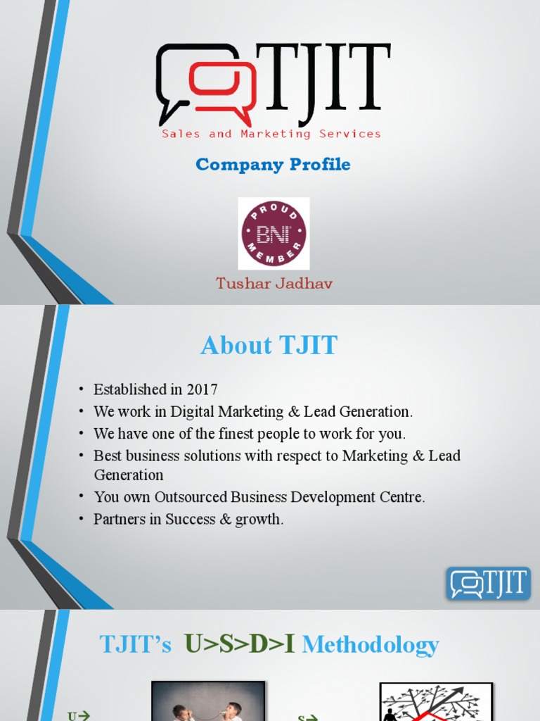 BNI Presentation-TJIT SErvices | PDF | Digital Marketing | Marketing