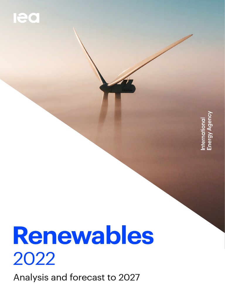 IEA Renewables2022 | PDF | Renewable Energy | Solar Power