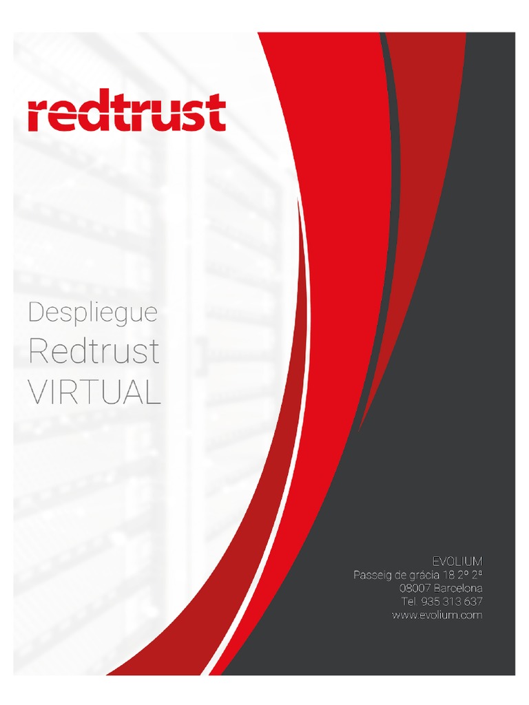 Guía de Despliegue de Redtrust Virtual | PDF | Autenticación | Protocolo de Control de Transmisión