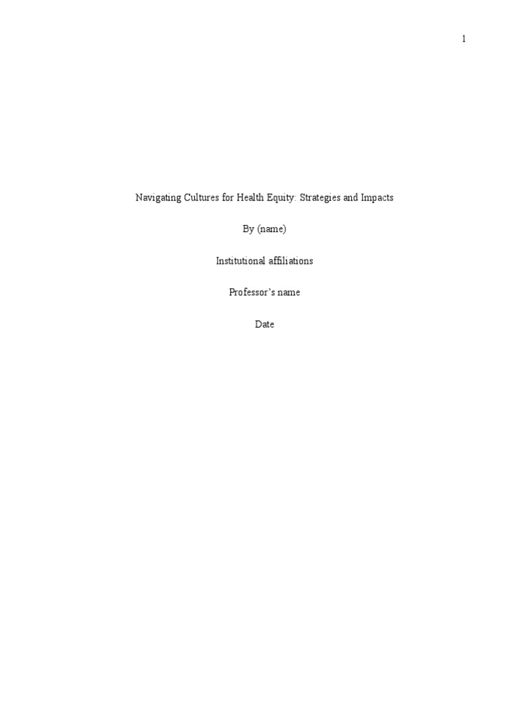 Navigating Cultures For Health Equity | Download Free PDF | Health ... Navigating Cultures For Health Equity | Download Free PDF | Health ...