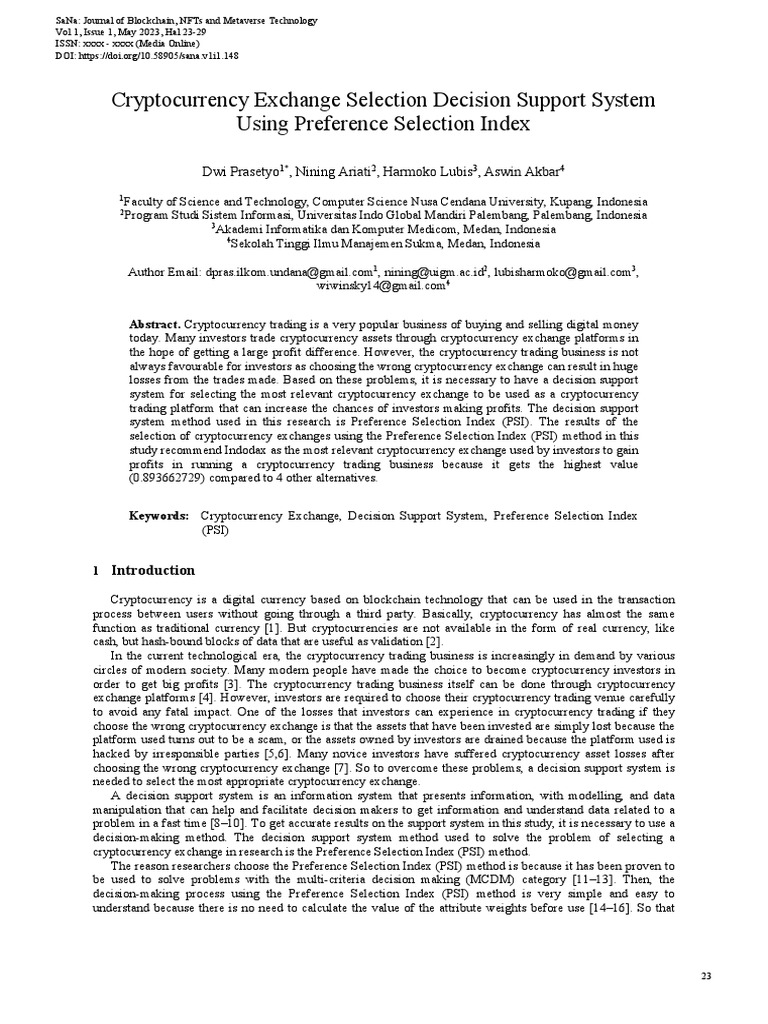 Nining Ariati SaNa Mei 2023 | PDF | Cryptocurrency | Foreign Exchange ...