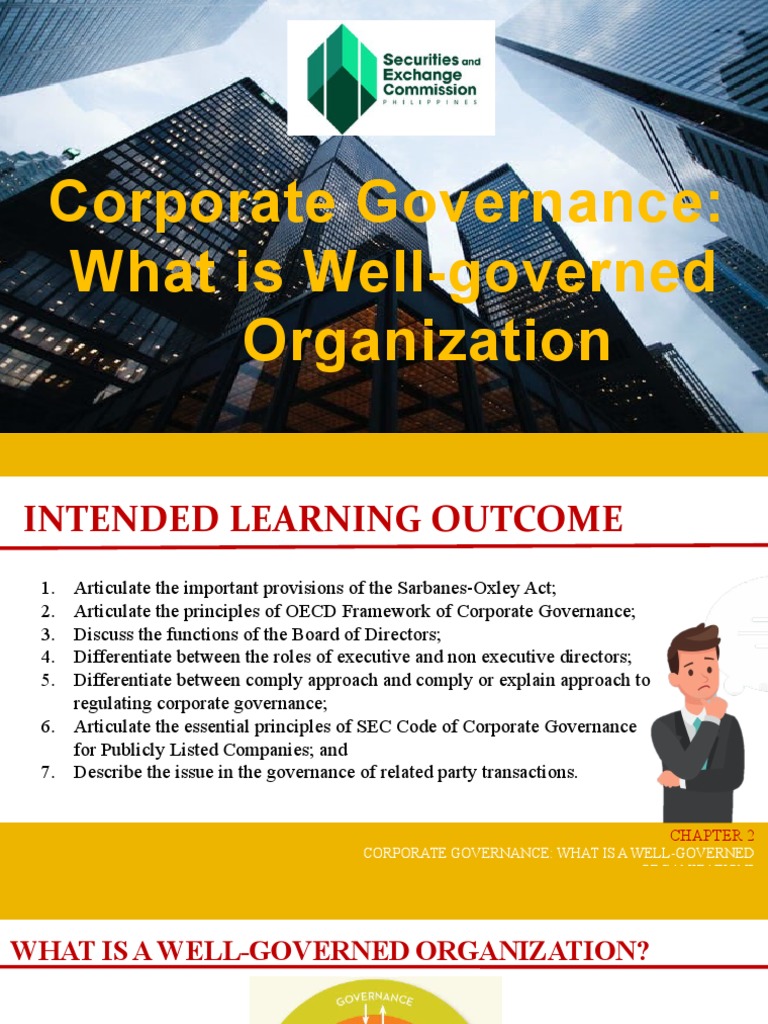 SEC Code of Corporate Governance | PDF | Corporate Governance | Internal Control