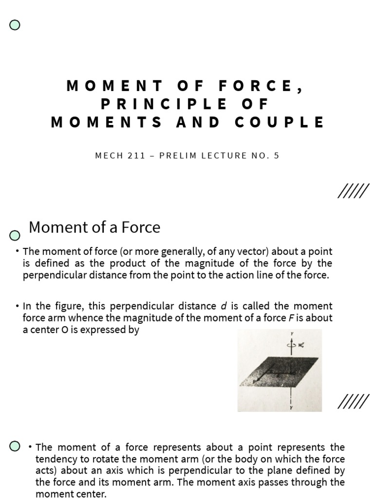 Moment of Force vs. Moment of Couple | PDF | Euclidean Vector | Torque