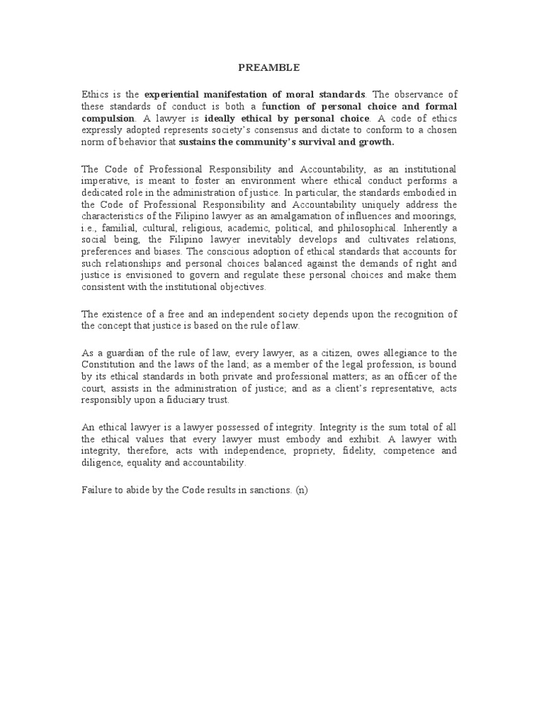 PREAMBLE | PDF | Lawyer | Justice