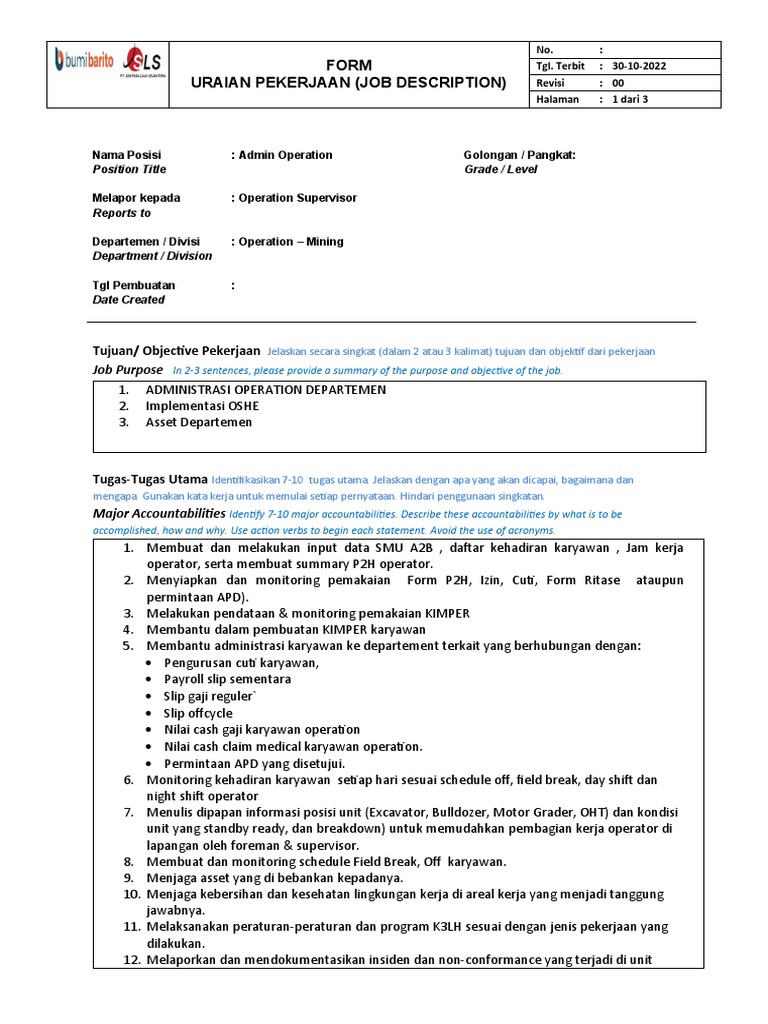 Admin Operation (SLS) | PDF