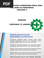 Merencanakan Program Pengawasan K3 Konstruksi Fix Lengkap | PDF