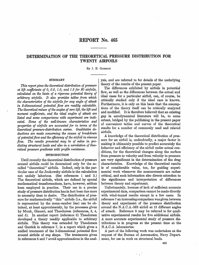 Naca Report 465 | PDF