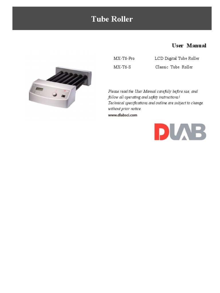 DLAB Roller MX-T6 Manual | PDF | Computers