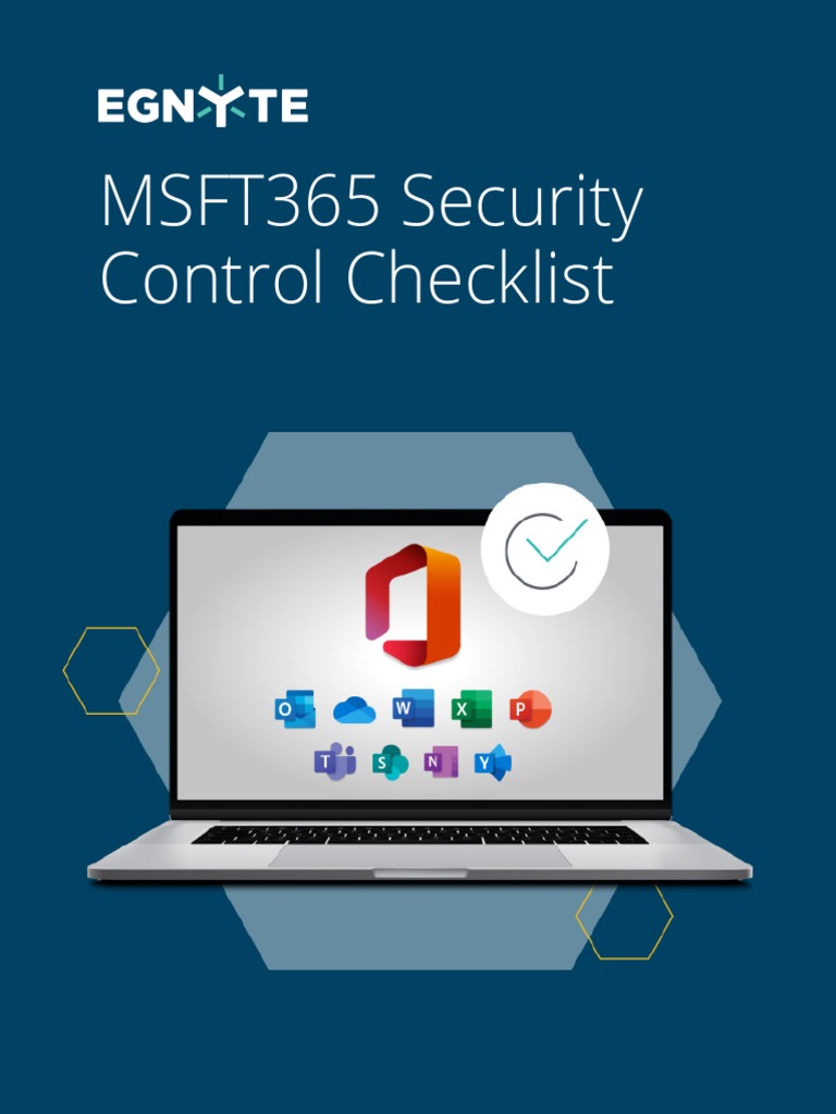 White Paper MS365 Security - Control - Checklist | PDF | Active ...