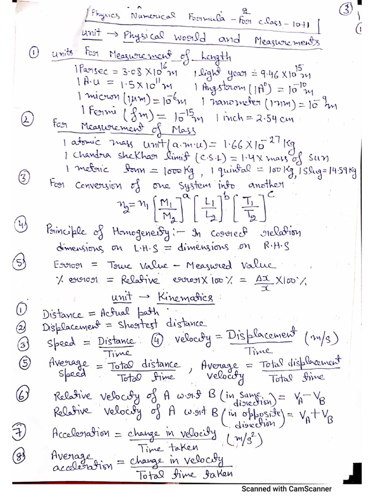+1 Quick Revision | PDF