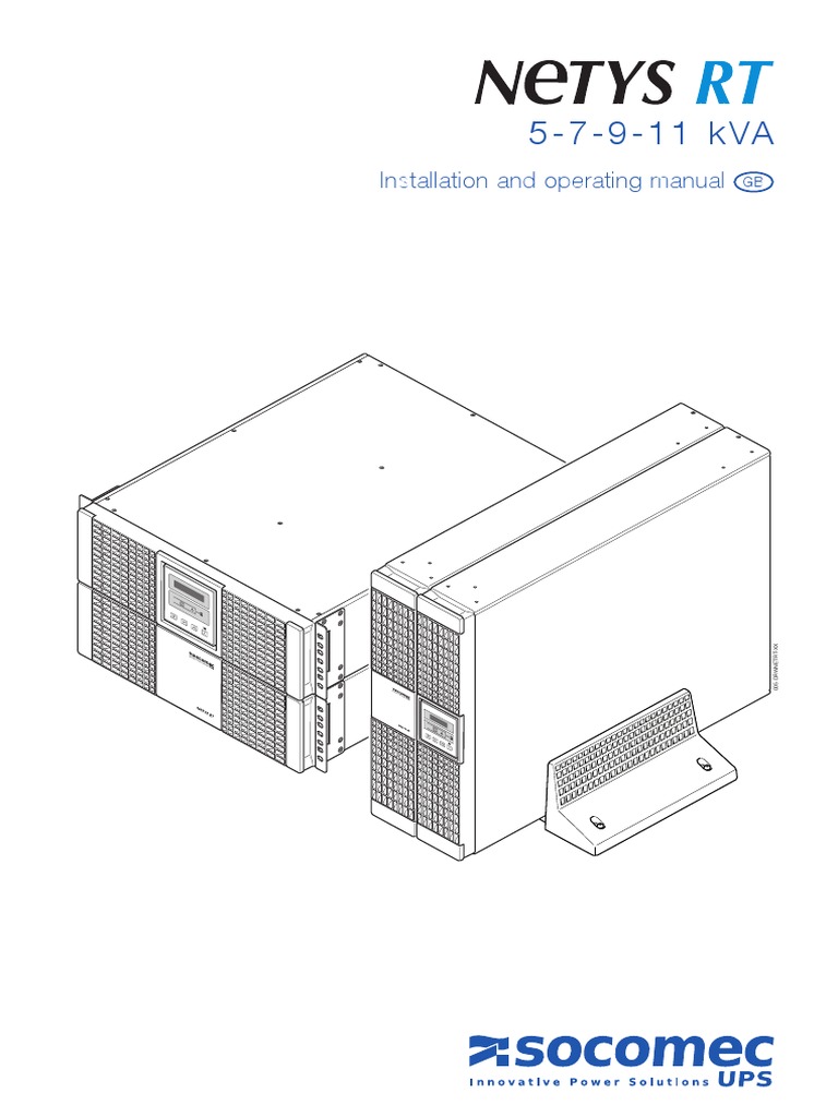 Netys RT 5-11 KVA - Manual - 00 | PDF | Mains Electricity | Power Supply