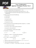 A Level Algebraic Expressions Practice | PDF | Mathematics ...