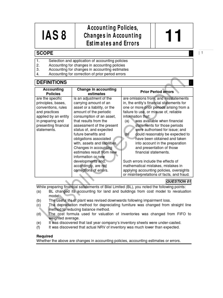 11 Ias 8 | PDF | International Financial Reporting Standards | Retained ...