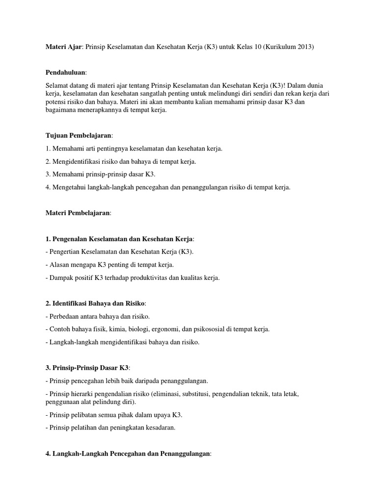 Materi Ajar TDO Kelas X | PDF