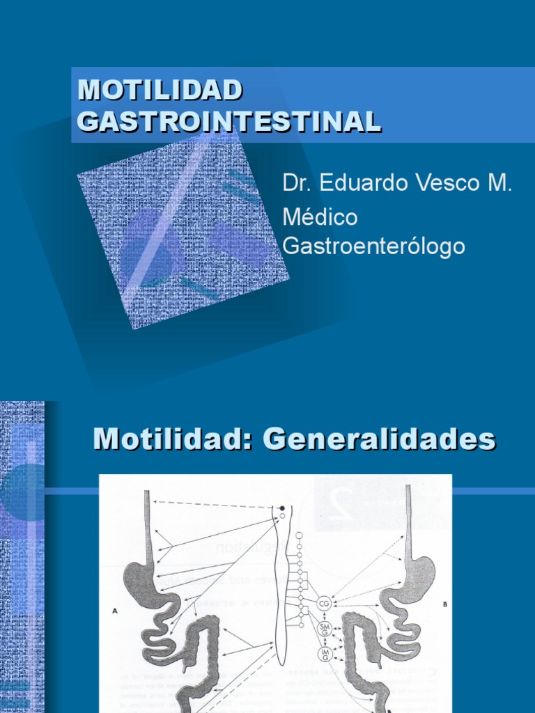Motilidad Gastrointestinal | PDF | Estómago | Esófago