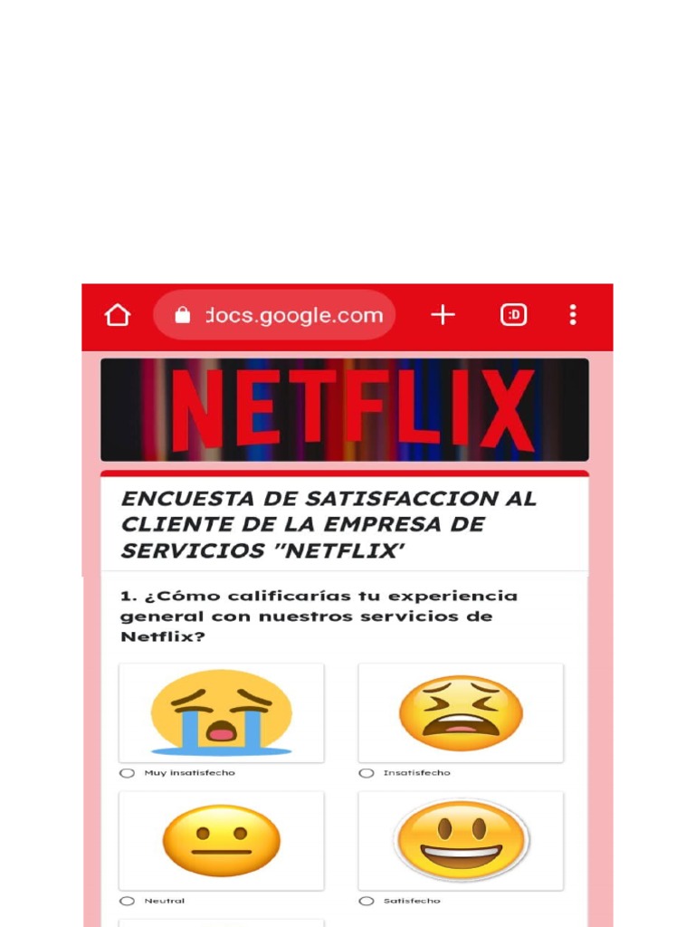 Encuesta de Netflix | PDF