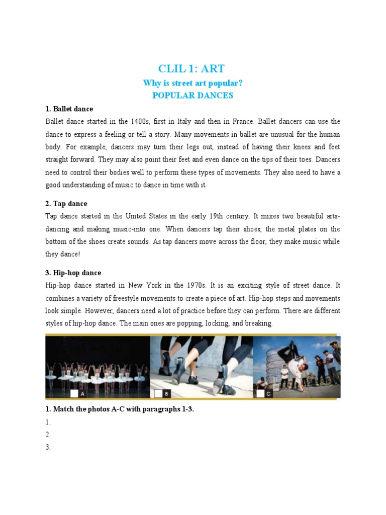 Clil 1-5 | Download Free PDF | Dances