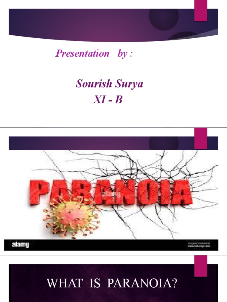 What Is Paranoia Modified | PDF | Paranoia | Delusion