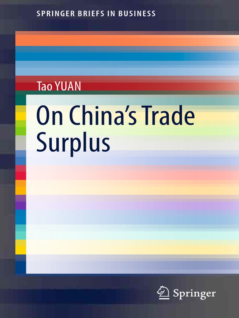 On China's Trade Surplus by Tao YUAN | PDF | Four Asian Tigers ...