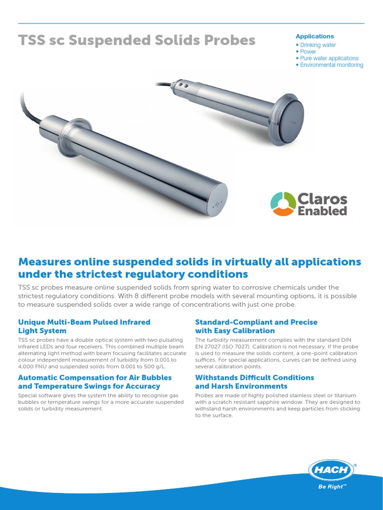 DOC053.52.35163.Feb21 - TSS SC | PDF | Calibration | Solid
