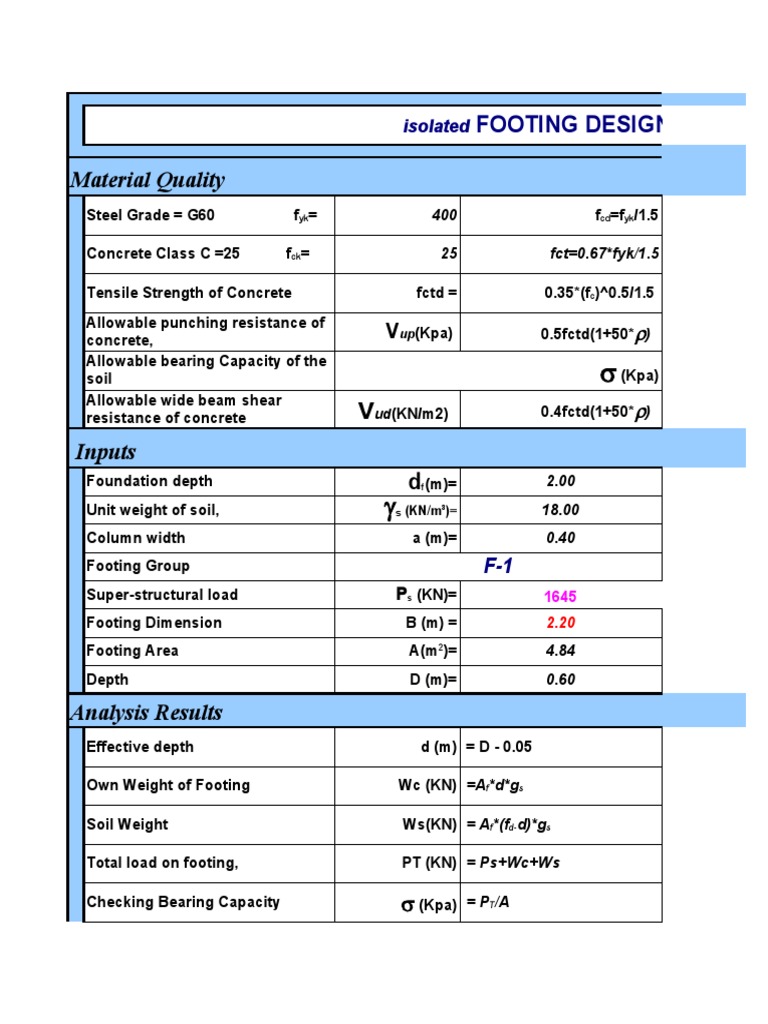 L Footing Design Program | PDF | Beam (Structure) | Concrete