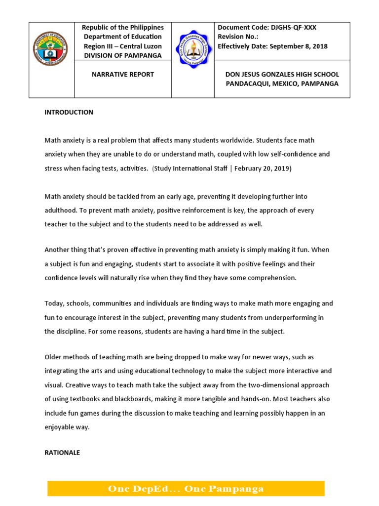 Narrative Report Mfot | PDF | Learning | Behavior Modification