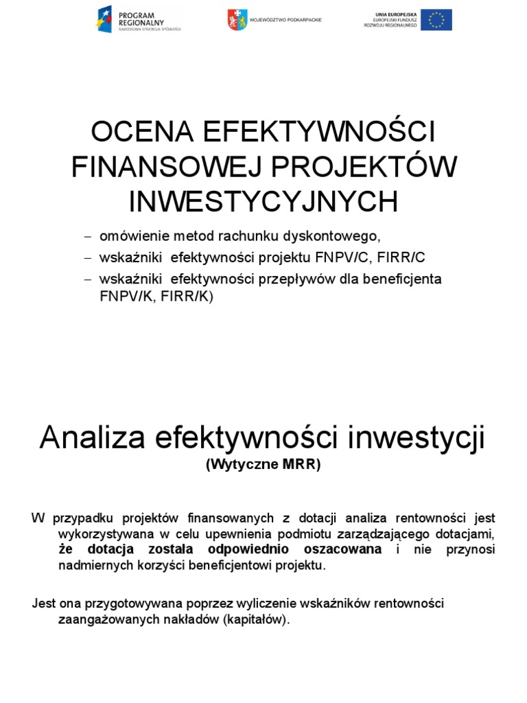 5 Ocena Efektywno Ci Finansowej | PDF