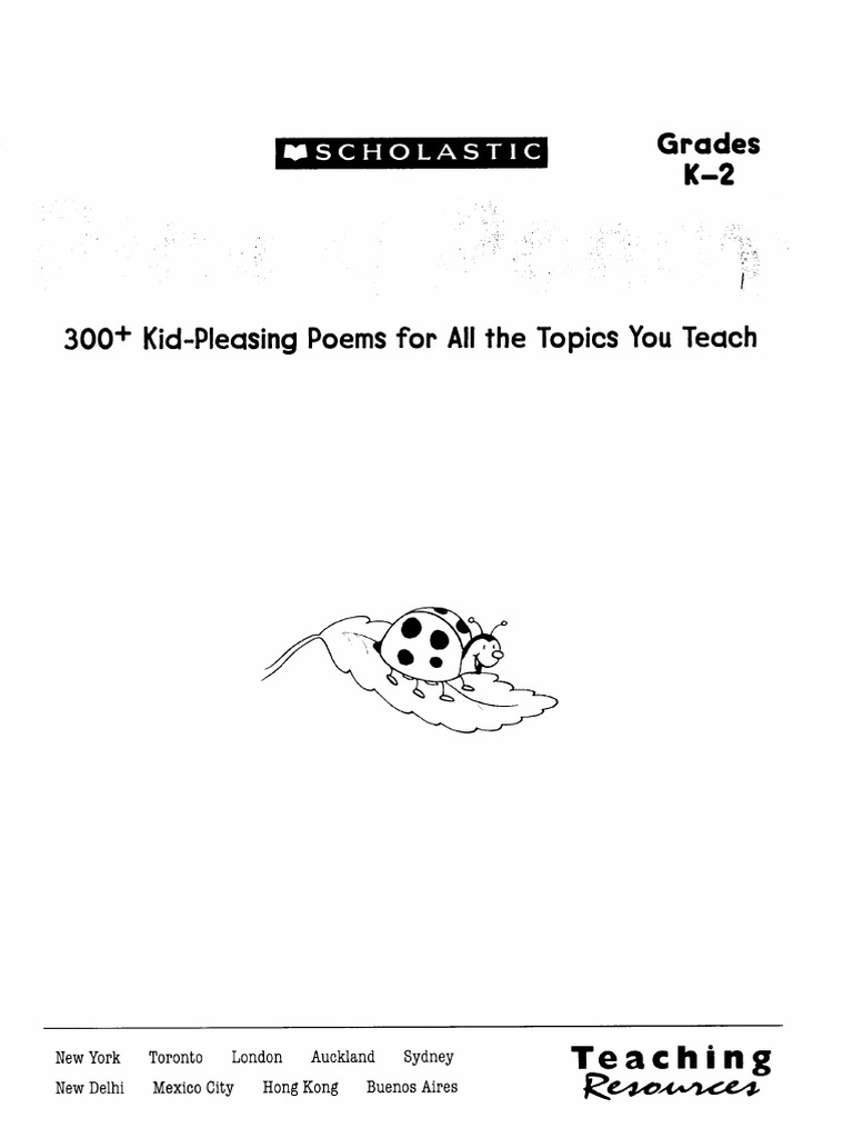Pick A Poem - Helen H. Moor | PDF