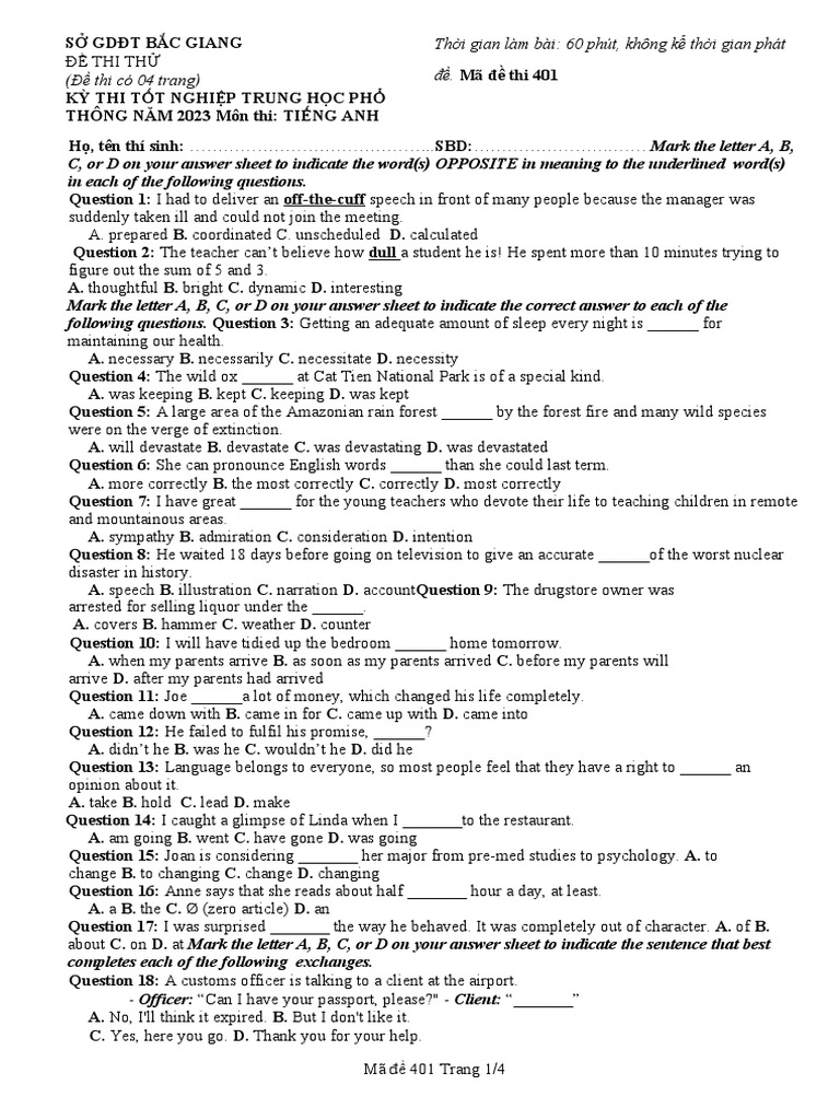 401 Dox | PDF | Language Education | Learning